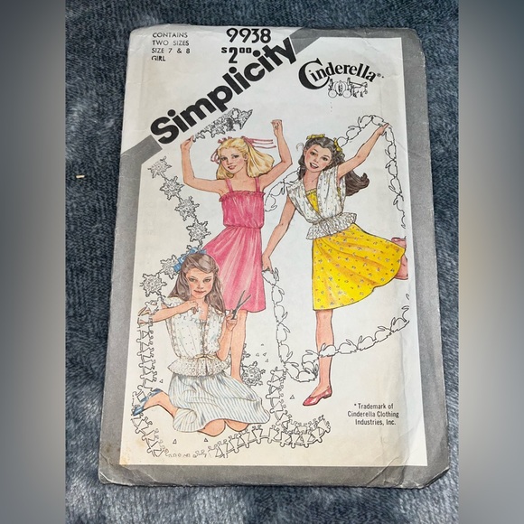 Simplicity | Other | Simplicity Pattern 9938 Cinderella | Poshmark